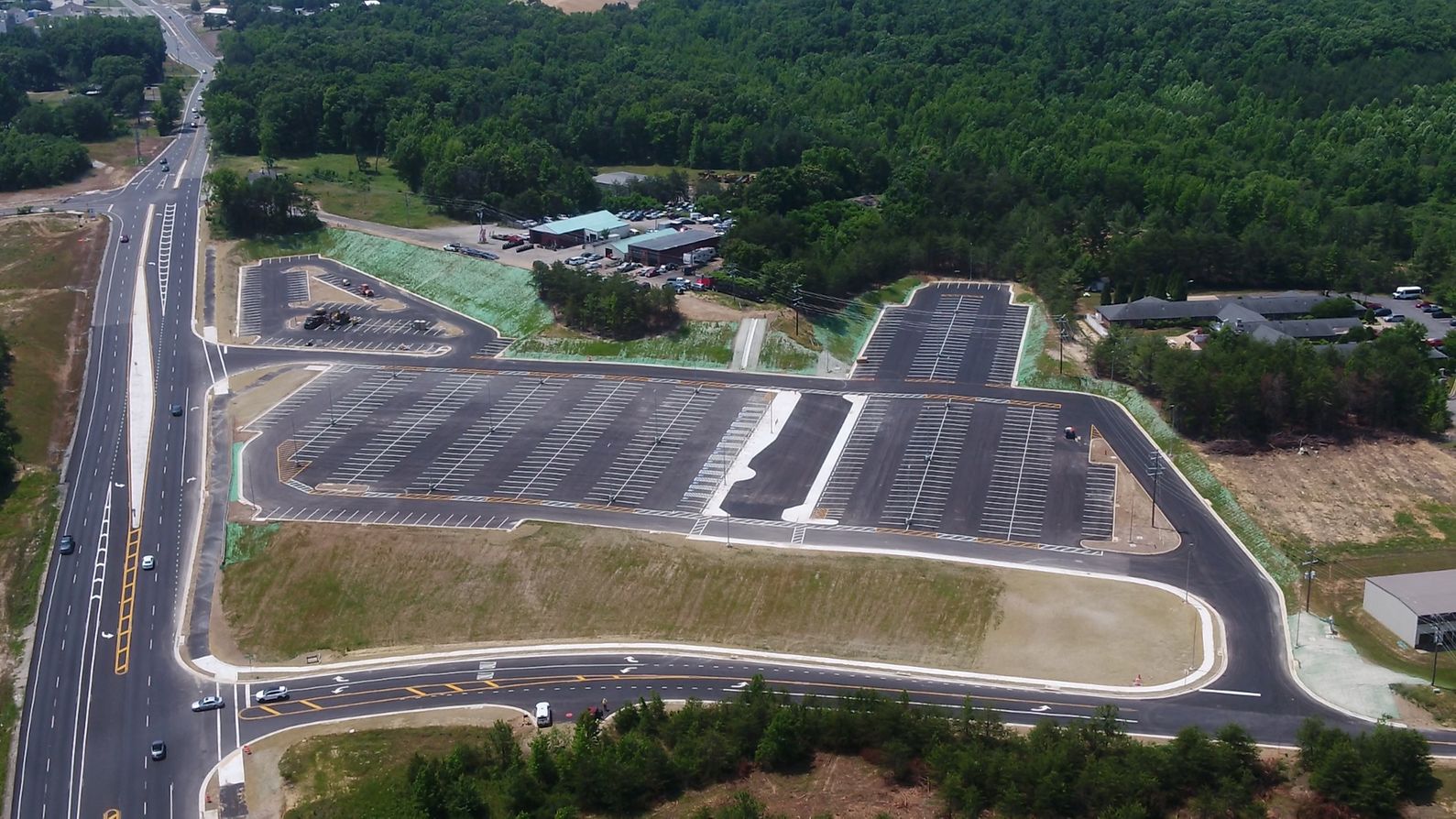 Route 1 and Commonwealth Drive Park & Ride commuter lot | Virginia ...