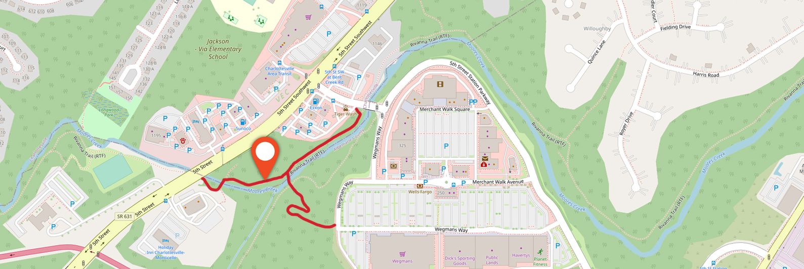 5th Street Station trail and hub, Albemarle County | Virginia ...