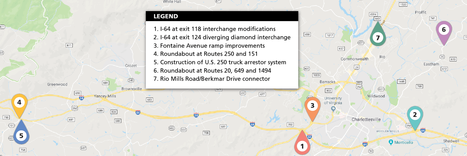 Albemarle Co. design-build projects (6) | Virginia Department of ...