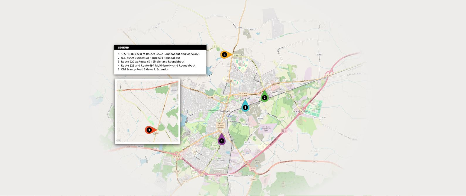 Culpeper intersection and multimodal improvements bundle | Virginia ...
