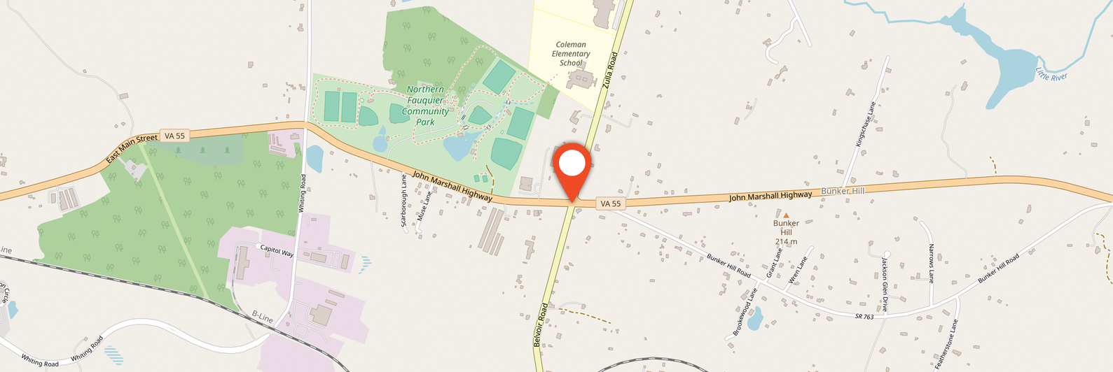 Route 55 at 709 roundabout | Virginia Department of Transportation