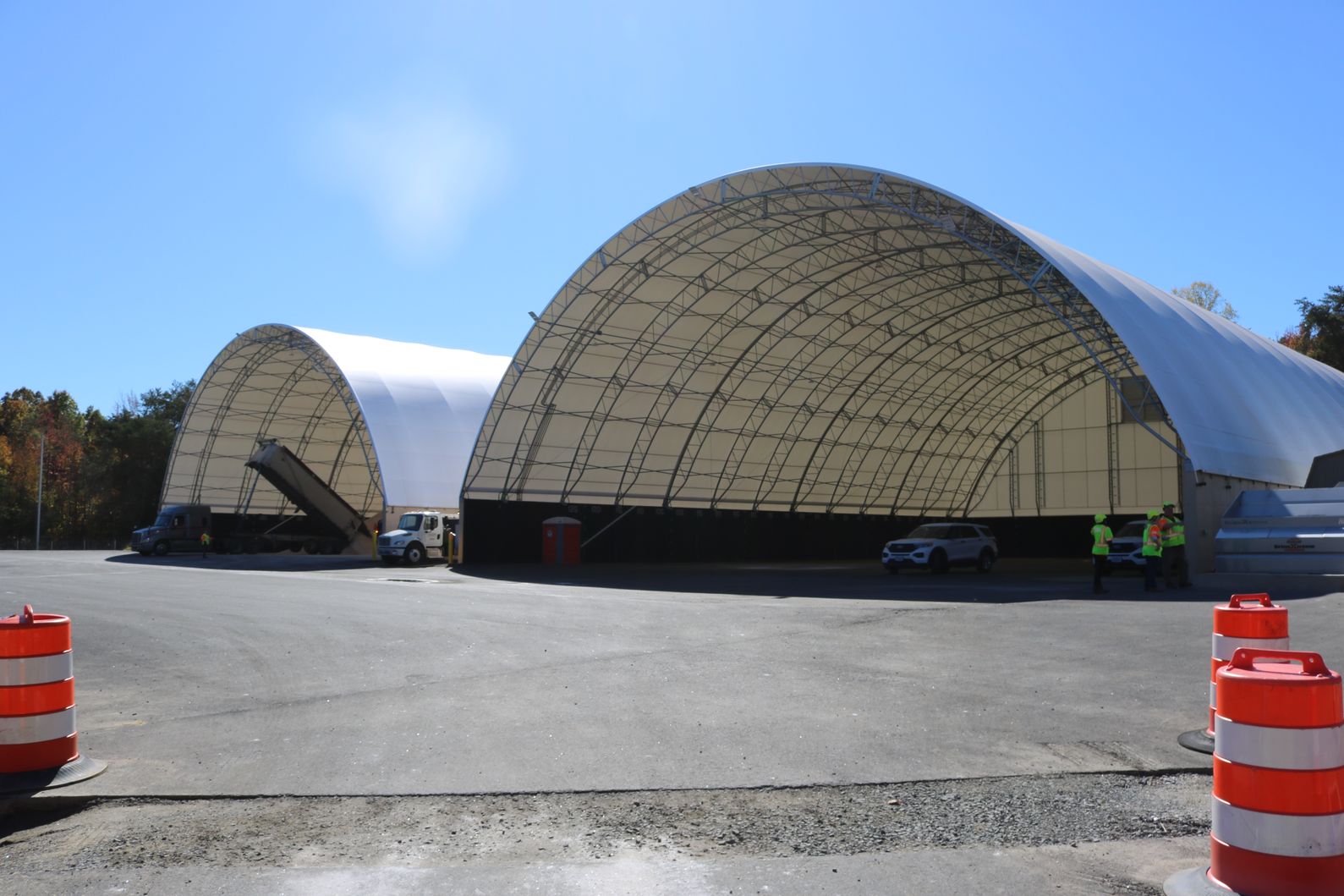 I-95 Exit 133 salt storage facility | Virginia Department of Transportation
