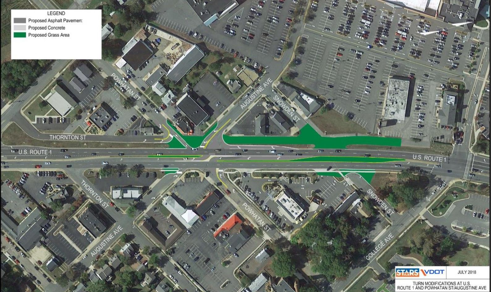 Route 1 corridor study, city of Fredericksburg (STARS Program ...