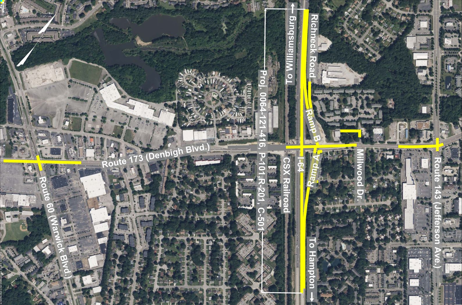 I-64 at Denbigh Boulevard Interchange Project - Phase 1 | Virginia ...
