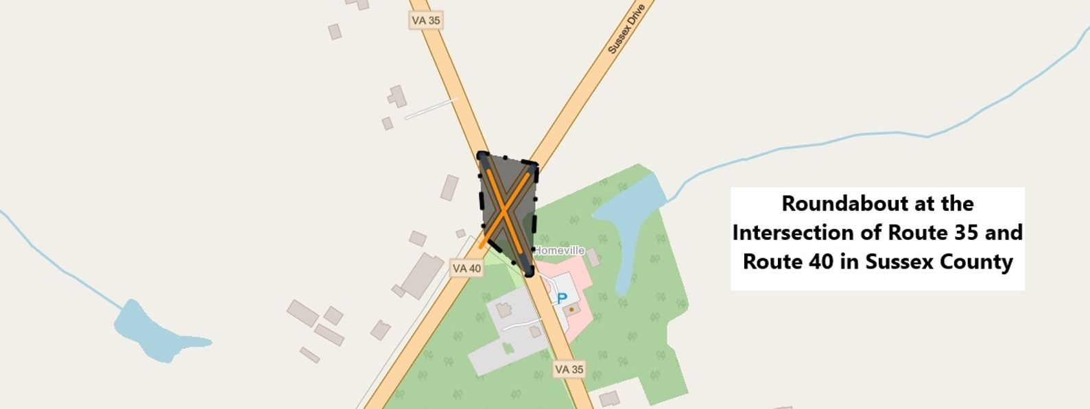 Route 35 and Route 40 Intersection Roundabout Project | Virginia ...