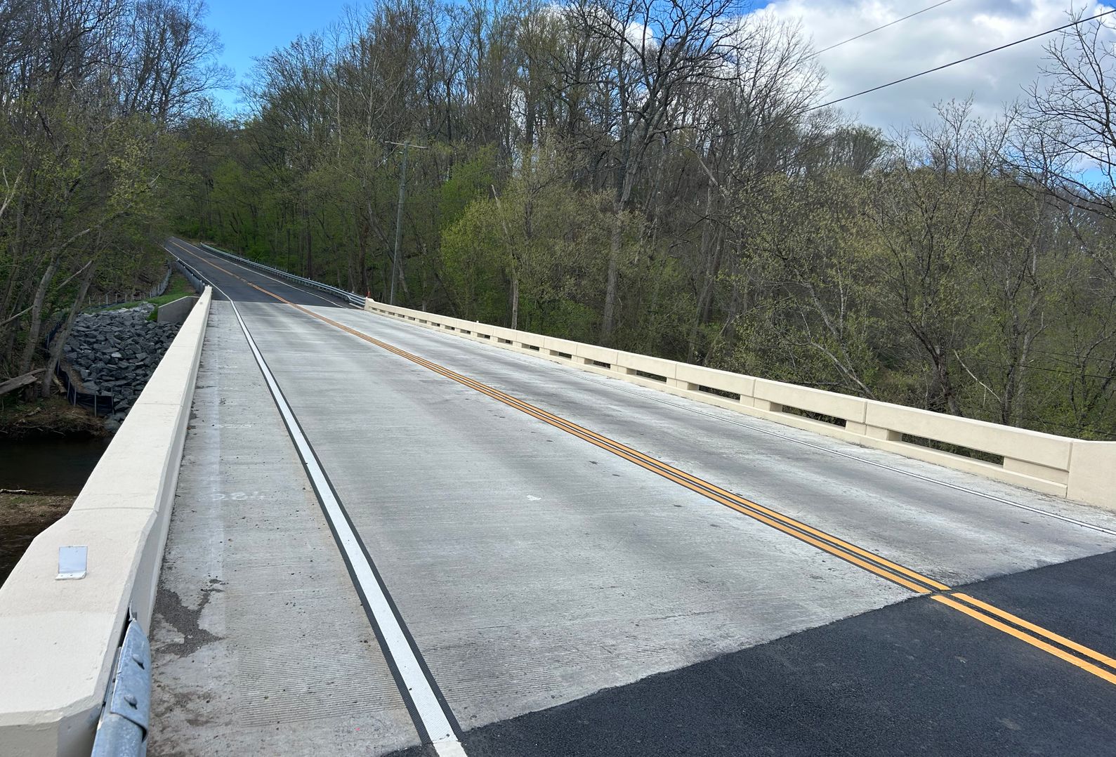 St Louis Road over Goose Creek bridge rehabilitation in Loudoun County ...