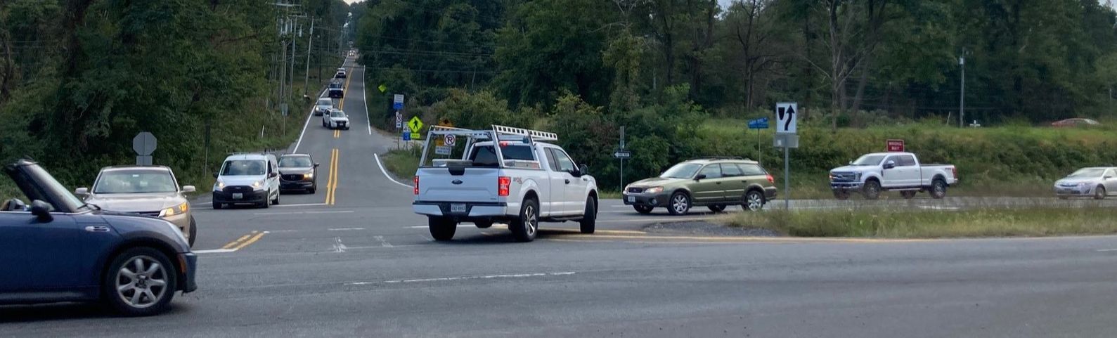 Clarke County and Loudoun County - Route 7 and Route 601 intersection ...