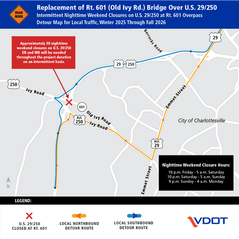 Culpeper District | Intermittent weekend night closures planned on U.S ...