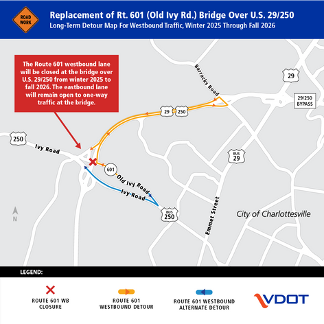 Route 601 (Old Ivy Road), Albemarle County | Virginia Department of ...