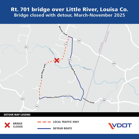 Route 701 bridge over Little River, Louisa County | Virginia Department ...