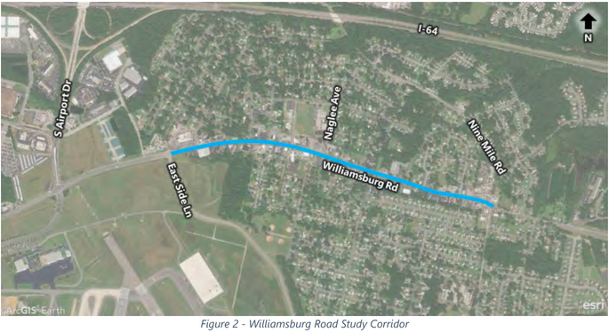 Williamsburg Road and Nine Mile Road roadway reconfiguration ...