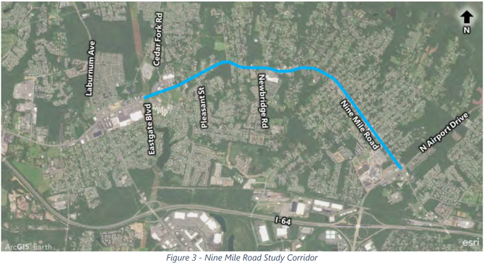 Williamsburg Road and Nine Mile Road roadway reconfiguration ...