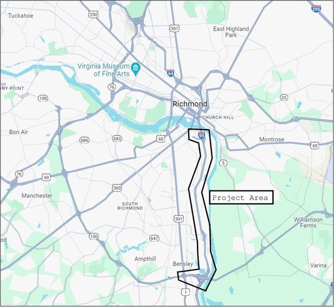 I-95 and Bells Road interstate access study in Richmond | Virginia ...