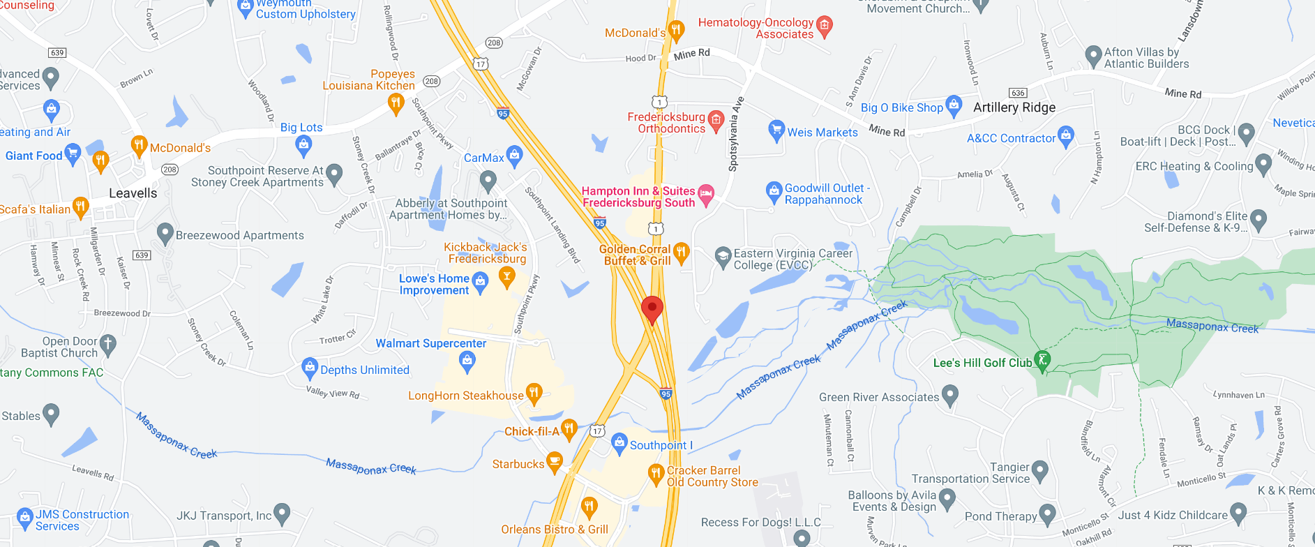 I-95 at Exit 126, Route 1 Southbound onto Southpoint Parkway Widening ...