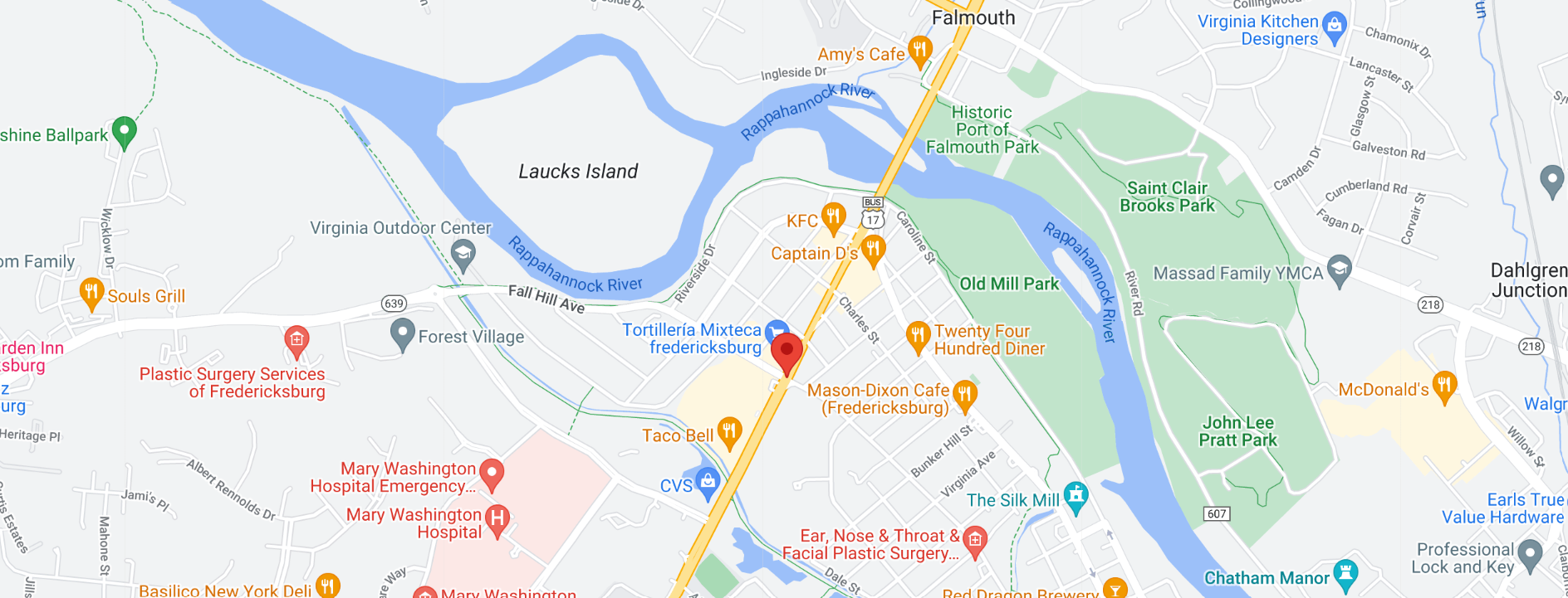 Route 1 and Fall Hill Avenue intersection improvements | Virginia ...