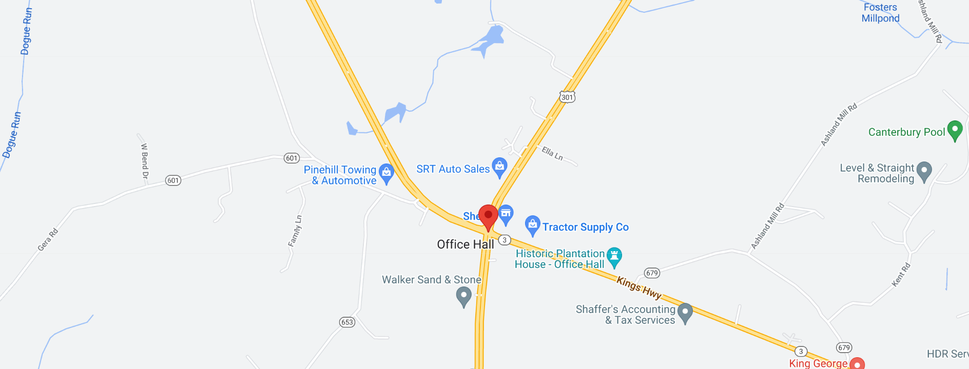 Route 301 and Route 3 Median U-Turn Intersection | Virginia Department ...