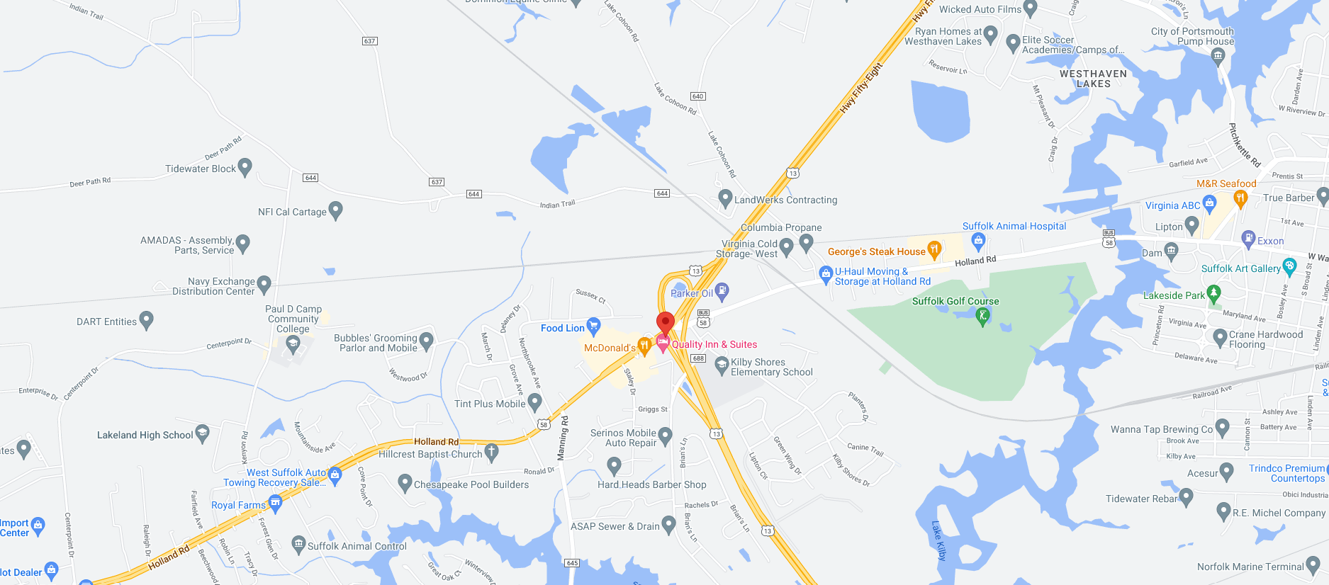 Route 58/Holland Road Improvements | Virginia Department of Transportation