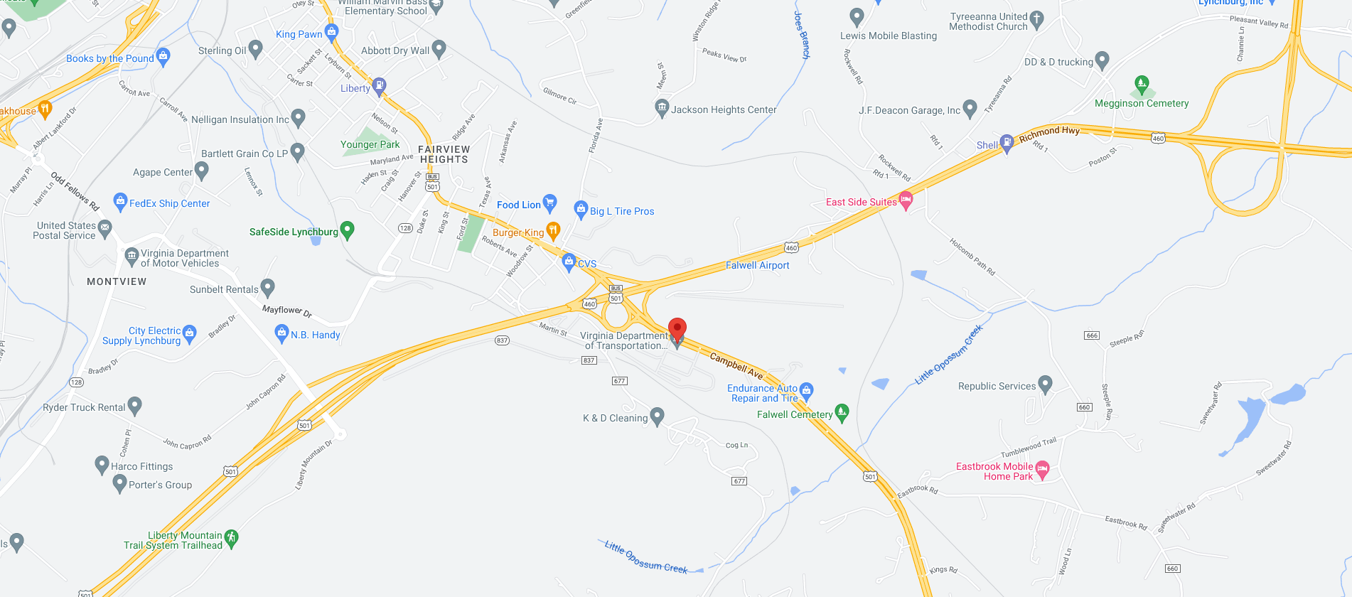 Route 501 Corridor Study, Campbell and Halifax Counties | Virginia ...