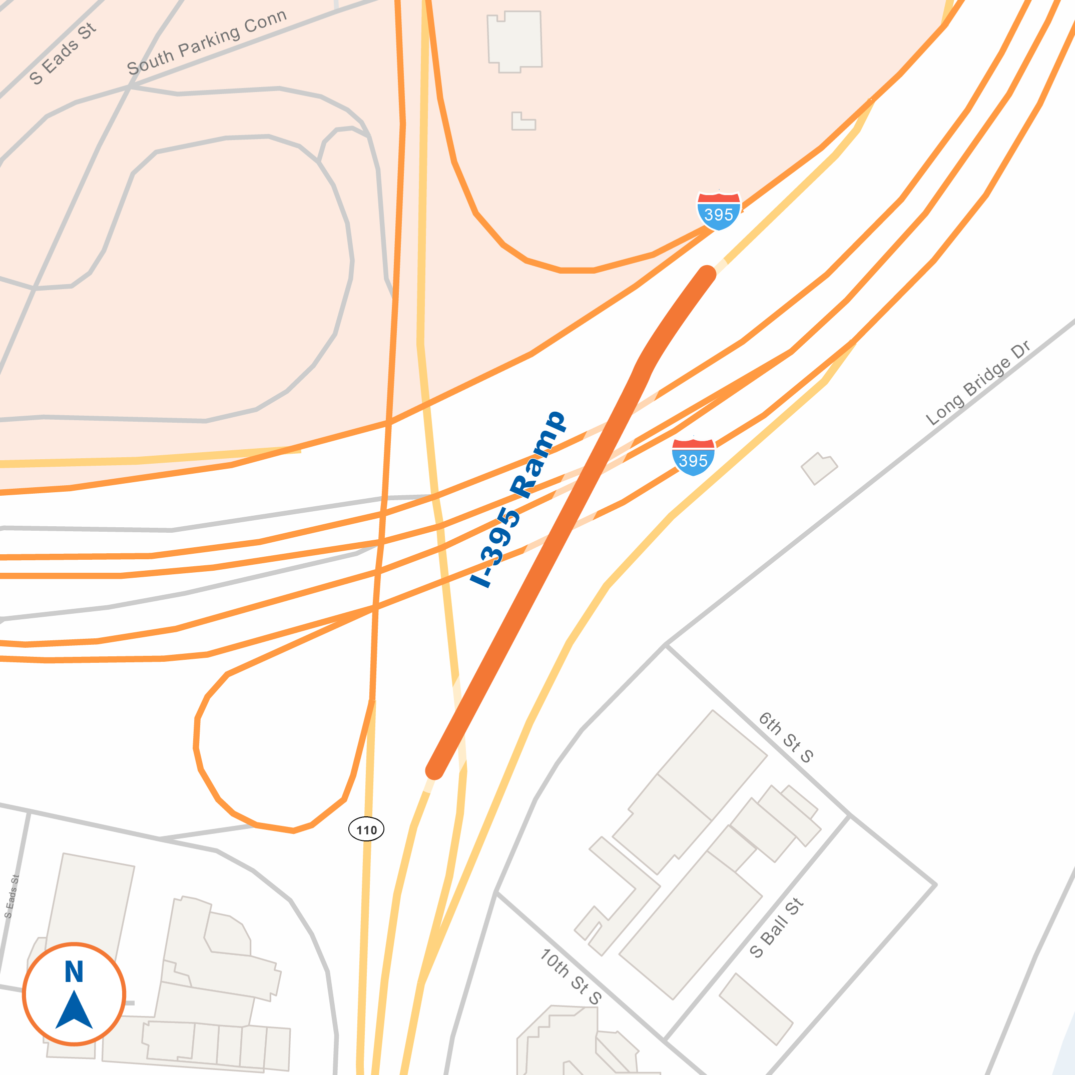 I-395 ramp replacement Bridge Investment Program grant | Virginia ...